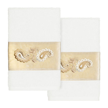 Click here for Linum Home Textiles Mackenzie 2-pc. Embellished Ha... prices