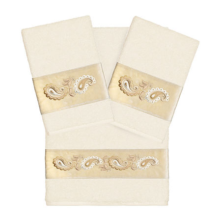 Click here for Linum Home Textiles Mackenzie Embellished 3-pc. Ba... prices