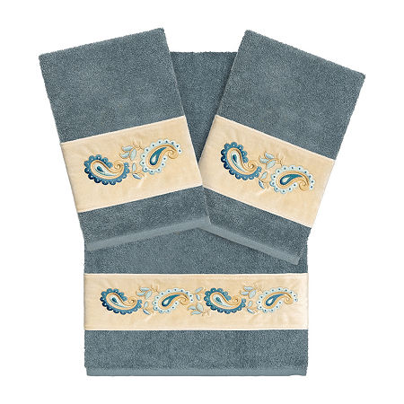 Click here for Linum Home Textiles Mackenzie Embellished 3-pc. Ba... prices