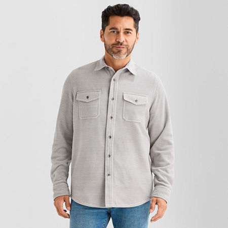 Click here for St. Johns Bay Microfleece Mens Shirt Jacket  Small... prices