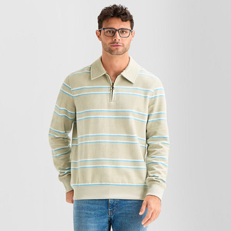 Click here for mutual weave Mens Long Sleeve Quarter-Zip Pullover... prices