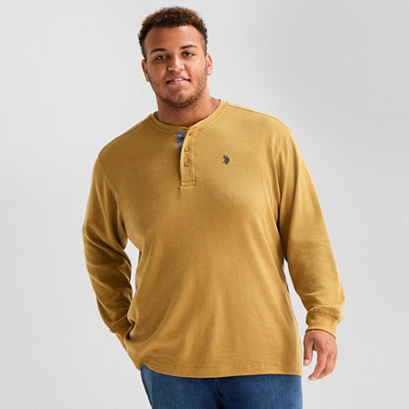Click here for U.S. Polo Assn. Mens Henley Neck Long Sleeve Embro... prices