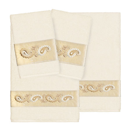 Click here for Linum Home Textiles Mackenzie Embellished 4-pc. Ba... prices