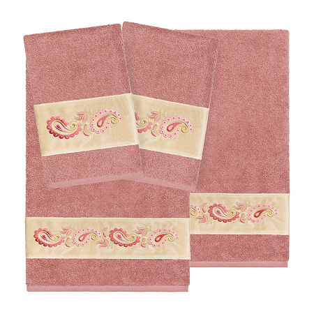 Click here for Linum Home Textiles Mackenzie Embellished 4-pc. Ba... prices