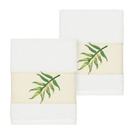 Click here for Linum Home Textiles Zoe 2-pc. Embellished Washclot... prices
