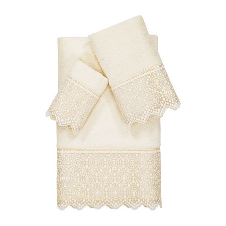 Click here for Linum Home Textiles Arian Embellished 3-pc. Bath T... prices