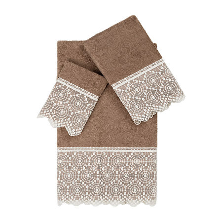 Click here for Linum Home Textiles Arian Embellished 3-pc. Bath T... prices