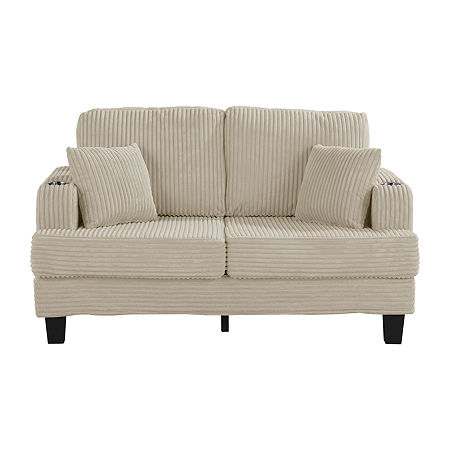 Click here for Furniture of America Kasin Track-Arm Upholstered L... prices