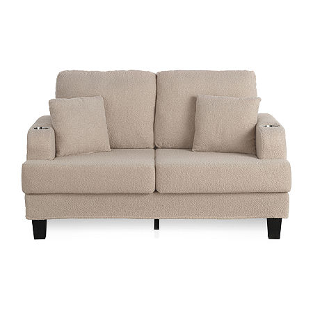Click here for Furniture of America Colby Track-Arm Upholstered L... prices
