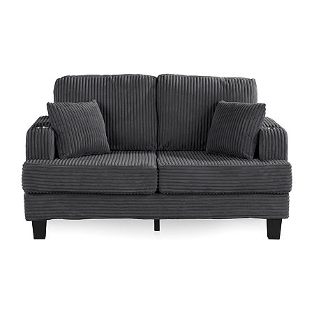 Click here for Furniture of America Kasin Track-Arm Upholstered L... prices
