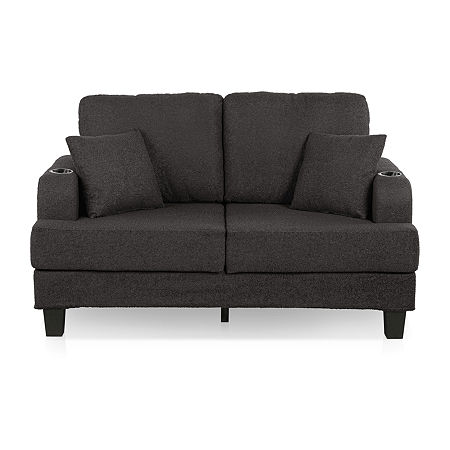 Click here for Furniture of America Colby Track-Arm Upholstered L... prices