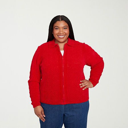 Click here for Alfred Dunner Jet Setter Womens Long Sleeve Zipper... prices