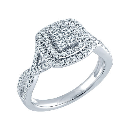 Click here for 5/8 CT.T.W. 14K White Gold Diamond Engagement Ring... prices