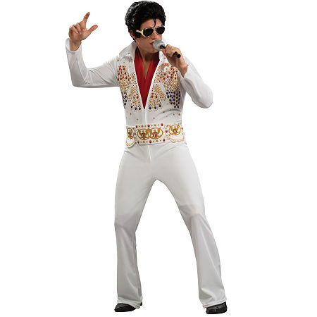 Click here for Elvis Mens Costume  Large  White prices