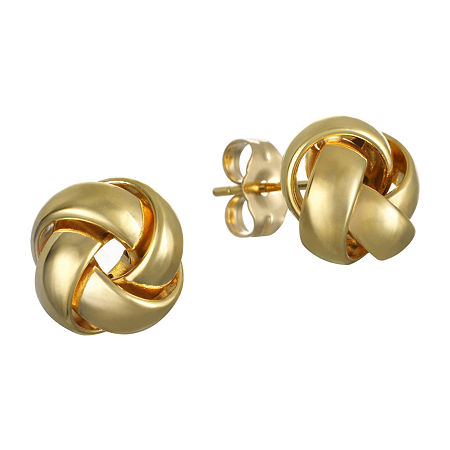 Click here for Made in Italy 14K Gold 9.9mm Knot Stud Earrings  O... prices