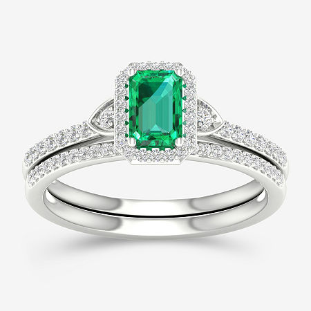 Click here for Modern Bride Gemstone Womens 1/4 CT. T.W. Lead Gla... prices