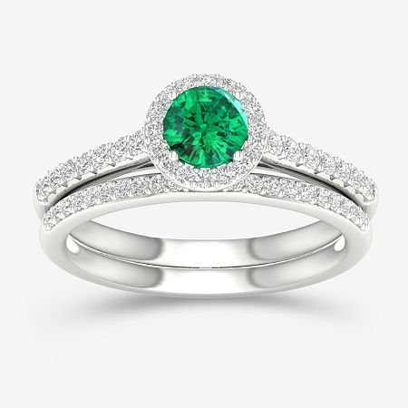 Click here for Modern Bride Gemstone Womens 1/3 CT. T.W. Lead Gla... prices