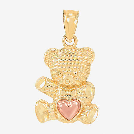 Click here for Womens 14K Two Tone Gold Pendant  One Size prices