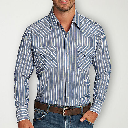 Click here for Ely Cattleman Stripe Big and Tall Mens Long Sleeve... prices