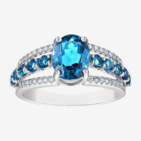 Click here for Womens 1/6 CT. T.W. Genuine Blue Topaz Sterling Si... prices