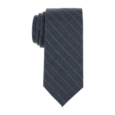 Click here for J. Ferrar Thornton Striped Tie  One Size  Black prices