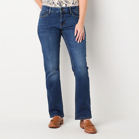 Click here for Liz Claiborne Sara Bootcut Womens Mid Rise Slim Pa... prices