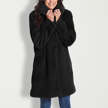 Click here for Gallery Womens Faux Fur Heavyweight Topcoat Coat... prices