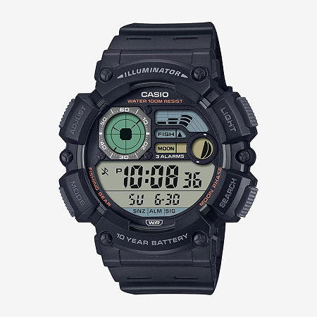 Click here for Casio Mens Multi-Function Digital Black Strap Watc... prices