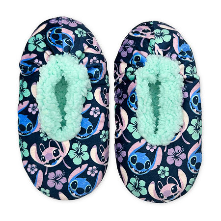 Click here for Fuzzy Womens Multi-Pack 1 Pair Lilo & Stitch Slipp... prices