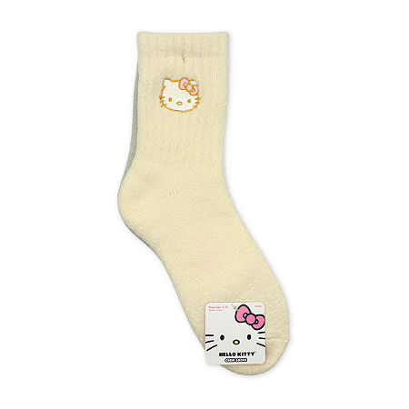 Click here for Supersoft Womens 2 Pair Hello Kitty Crew Socks  9-... prices