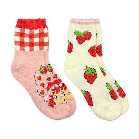 Click here for Cozy Womens 2 Pair Crew Socks  9-11  Pink prices