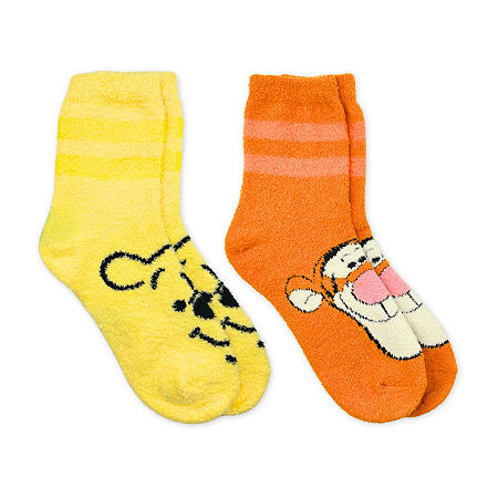 Click here for Cozy Womens 2 Pair Winnie The Pooh Crew Socks  9-1... prices