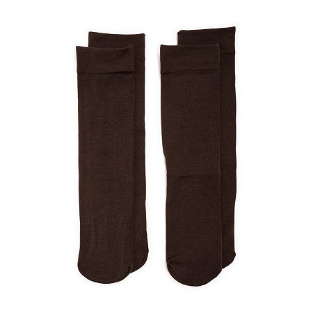 Click here for Muk Luks Womens 2 Pack Fleece Lined Knee High Sock... prices