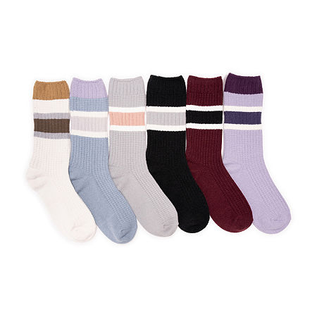 Click here for Muk Luks Womens Microfiber Boot Socks (6 Pack) - M... prices
