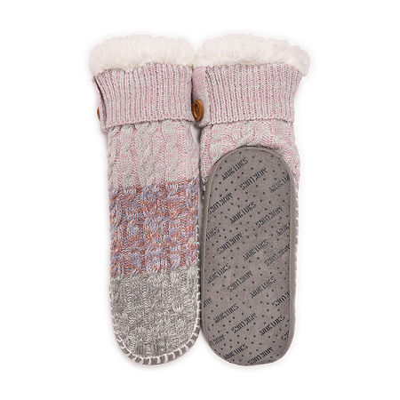 Click here for Muk Luks Womens 1 Pair Slipper Socks  Small-medium... prices