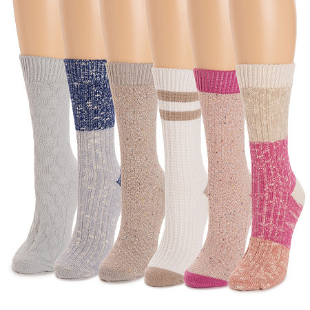 Click here for Muk Luks Womens Multi-Pack Boot Socks  One Size Fi... prices