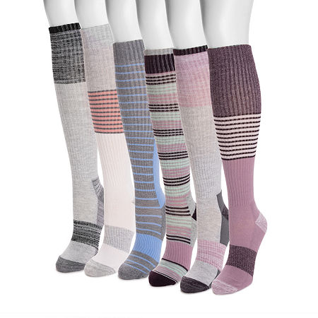 Click here for Muk Luks Womens 6 Pair Pack Compression Socks - Mu... prices
