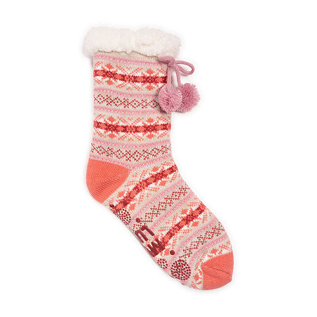 Click here for Muk Luks Womens 1 Pair Slipper Socks  Small-medium... prices