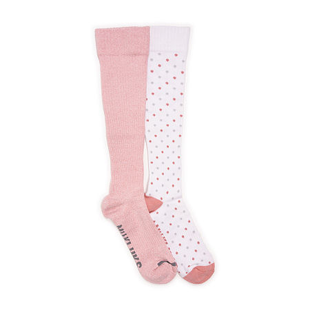 Click here for Muk Luks Womens 2 Pair Pack Cotton Compression Kne... prices