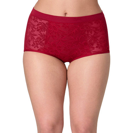 Click here for Bali Womens Breathe Lace High-Rise Brief Underwear... prices