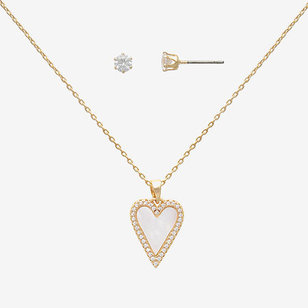 Click here for Mixit Womens Glass Hypoallergenic 2-pc. Jewelry Se... prices