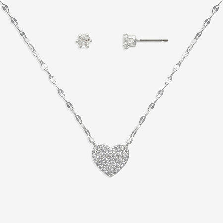 Click here for Mixit Womens Glass Hypoallergenic 2-pc. Jewelry Se... prices