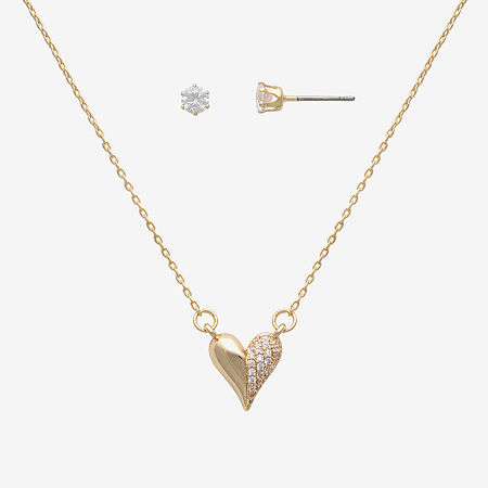 Click here for Mixit Womens Glass Hypoallergenic 2-pc. Jewelry Se... prices