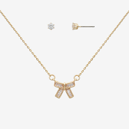 Click here for Mixit Womens Glass Hypoallergenic 2-pc. Jewelry Se... prices