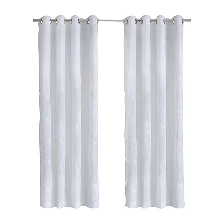 Click here for Selina Grommet Top Sheer Single Curtain Panel  One... prices