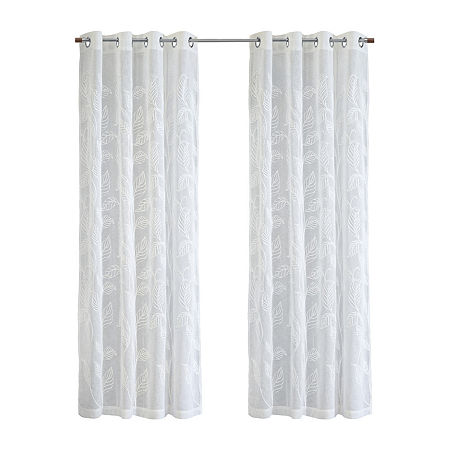 Click here for Lausanne Grommet Top Sheer Single Curtain Panel  O... prices