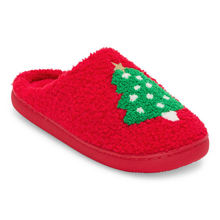 Click here for Olivia Miller Holiday Slipper Womens Slip-On Slipp... prices