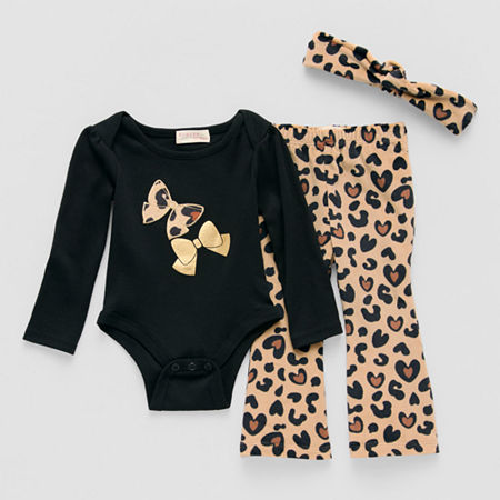 Click here for Btween Baby Girls 2-pc. Pant Set  3 Months  Black prices
