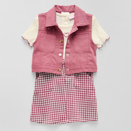 Click here for Little Lass Toddler Girls Dress Set  4t  Pink prices
