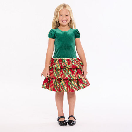 Click here for Bonnie Jean Little Girls Short Sleeve Fit + Flare... prices